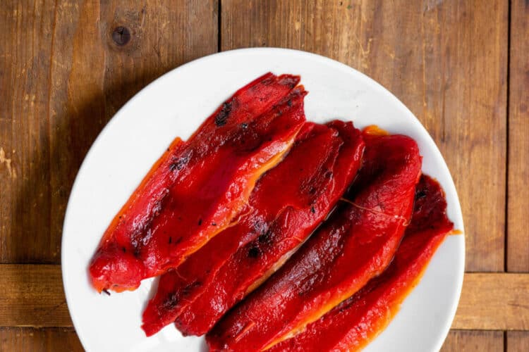 Roasted Red Pointed Peppers - Grandads Cookbook