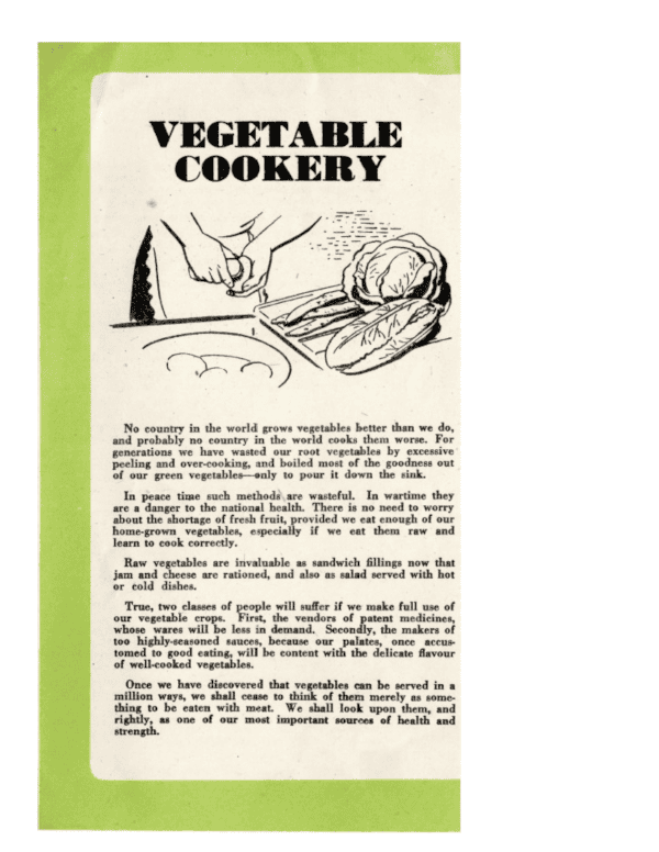 Cooking in Britain During Wartime Food Rationing - Grandads Cookbook